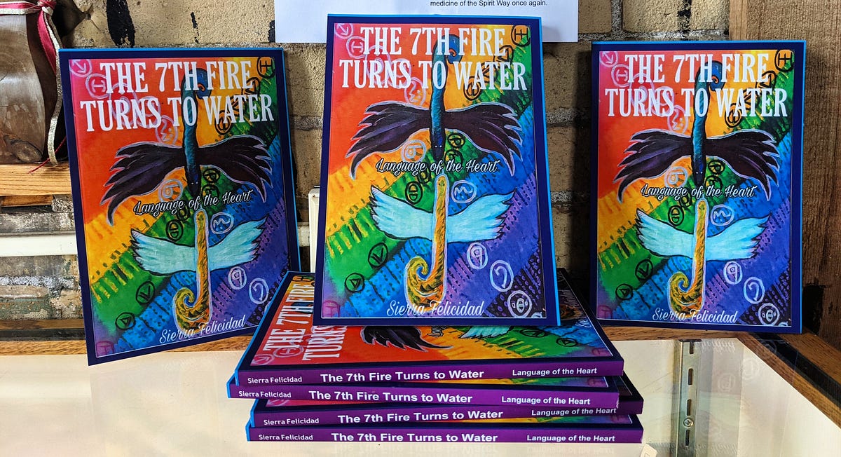 The Seventh Fire Turns to Water. With proper exposure and relative ...