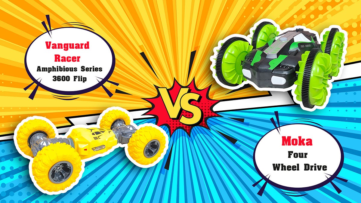Vanguard Racer Amphibious Series — 360-degree Flip Vs Moka Four Wheel ...