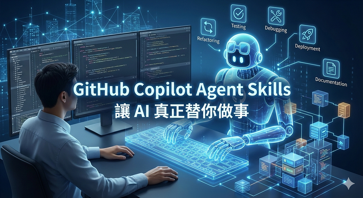 GitHub Copilot Agent Skills：讓 AI 真正替你做事 | by RiCo 技術農場 | RiCosNote | Jan, 2026 | Medium
