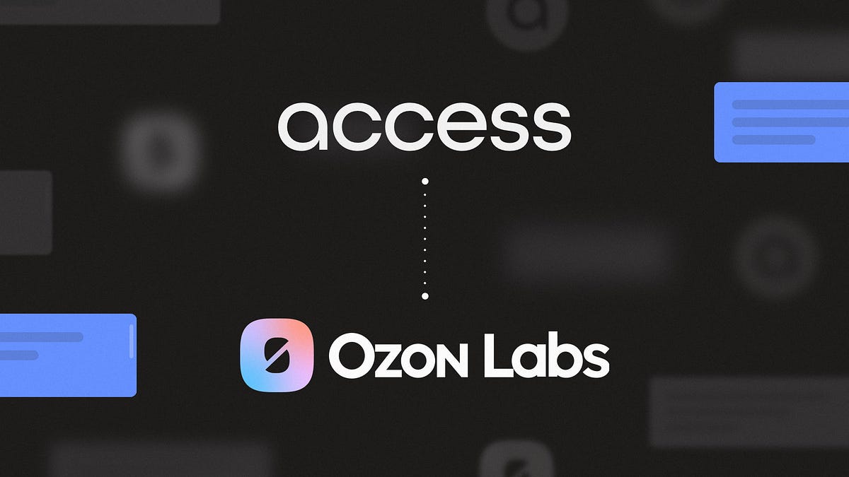 Ozon Labs joins Access Scribe as Beta Launch Creator | by Access Protocol | Access Protocol ...