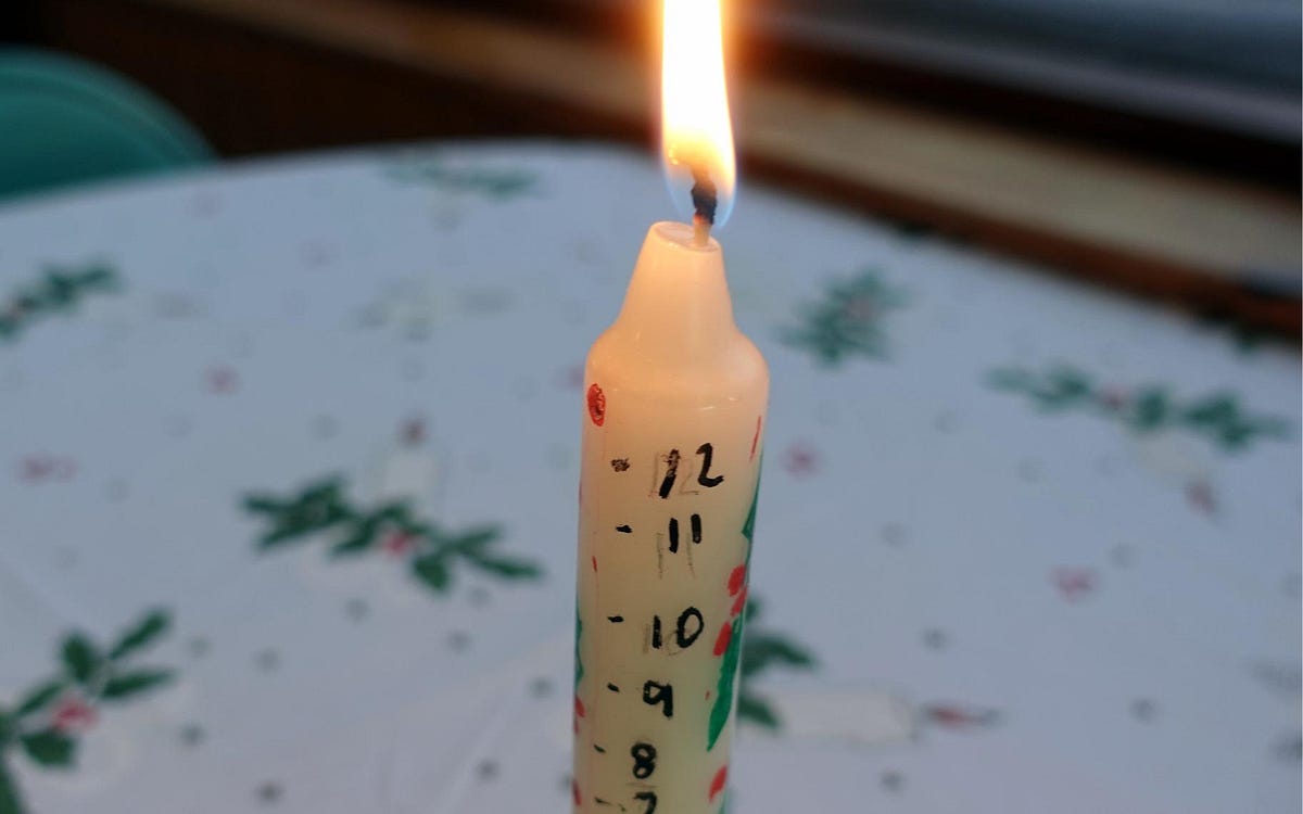 Make An Advent Candle. Measure time with a candle this holiday… | by ...