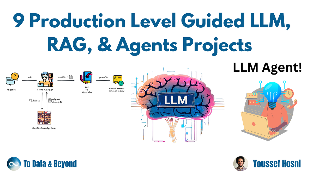 9 Production Level Guided LLM, RAG, & Agents Projects | by Youssef ...