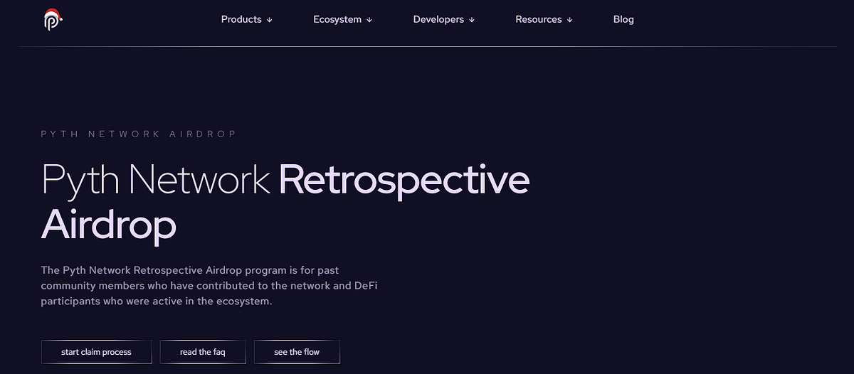 Pyth airdrop — get $PYTH coin according to the step-by-step instructions | by Stonns | Jan, 2024 ...