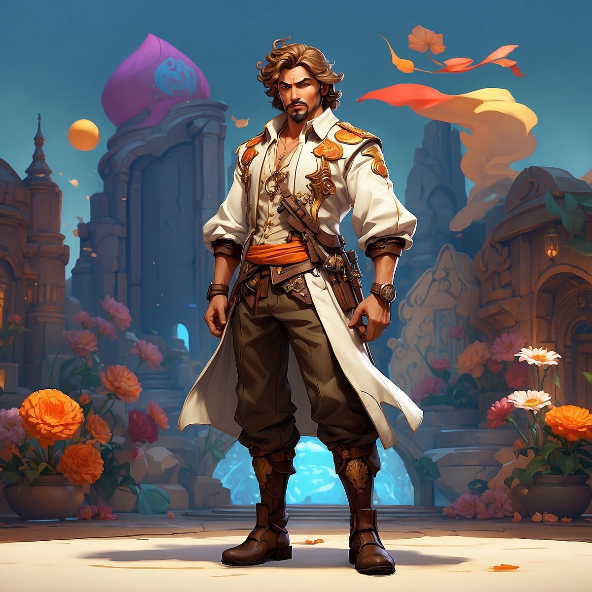 Silas Thornwind. In the grand, silent halls of Elyria’s… | by Titans of ...