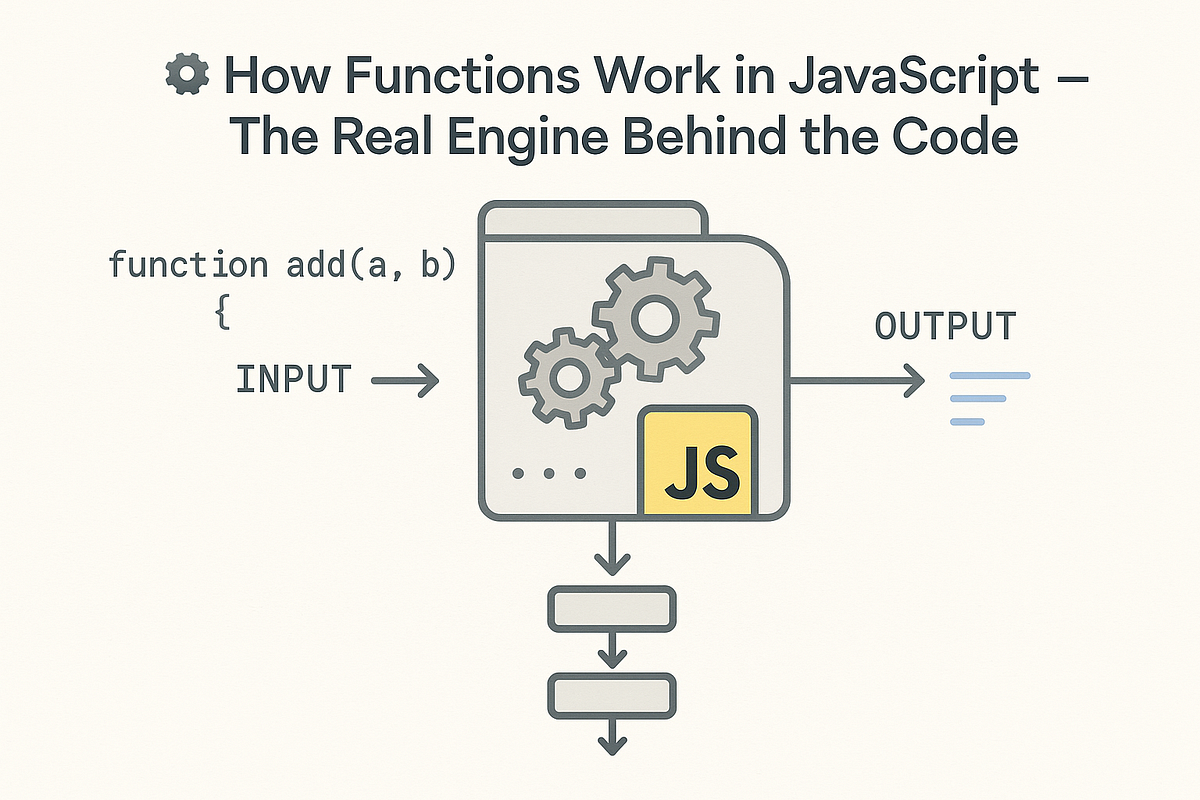 ⚙️ How Functions Work in JavaScript — The Real Engine Behind the Code | by Akiko Kawai | Nov ...