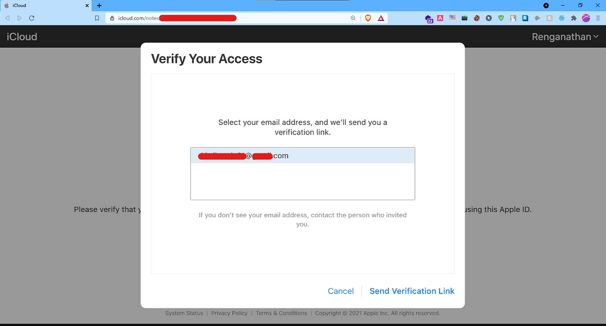 Exposing iCloud user’s Name, phone numbers, and email addresses. | by Renganathan | InfoSec ...