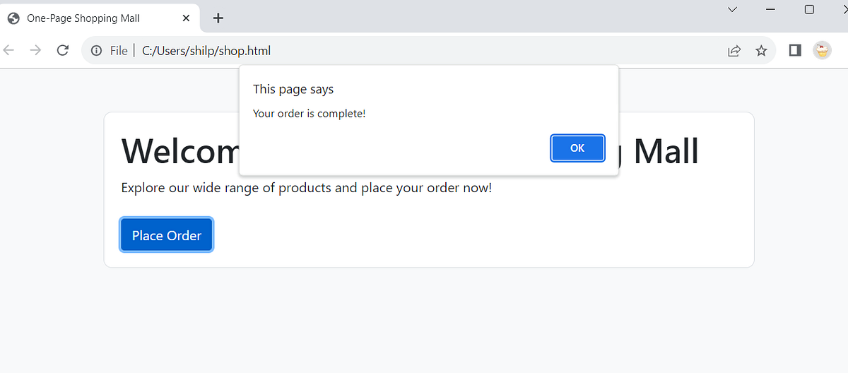 A Tale of Two Projects: One-Page Shopping Mall and Login Page | by Shilpa Neralla | Jan, 2024 ...