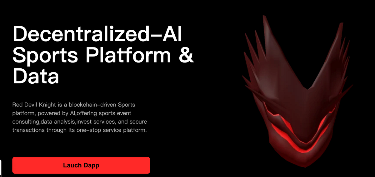 Red Devil Knight: Revolutionizing Sport Finance with AI and Web3 | by ...