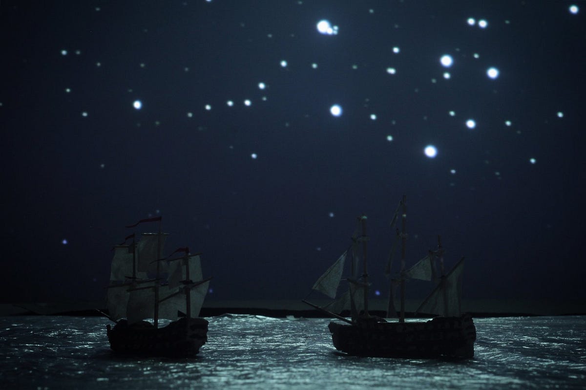We Are Like Ships in the Night. “Ships that pass in the night, and ...