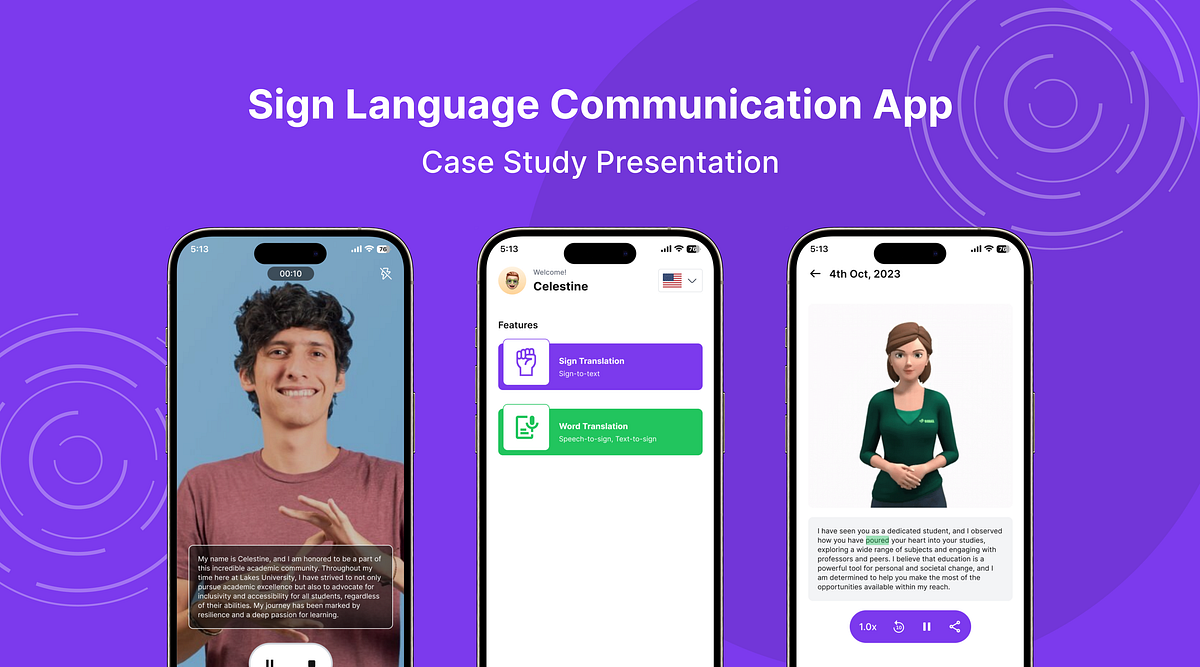 UI/UX Case Study: Sign Language Communication App | by Deji Sanni | Medium