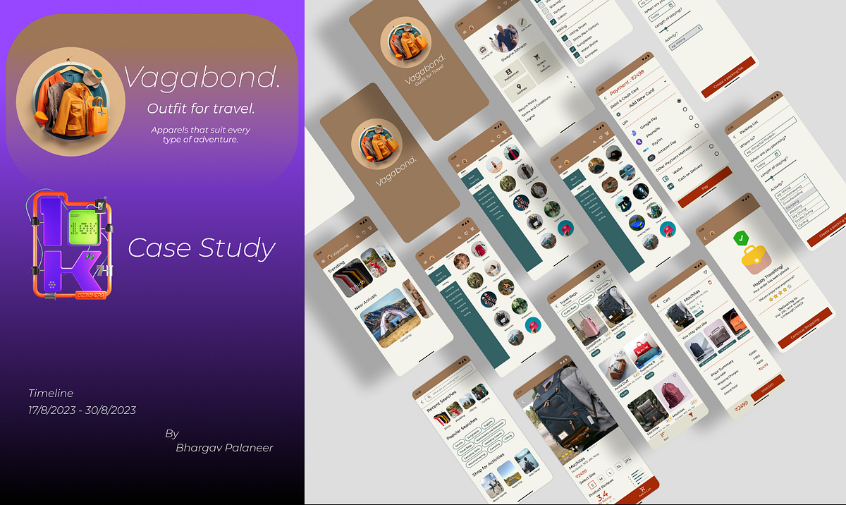 Vagabond , A Clothing app for Travel. -A Product Design Case Study | by ...