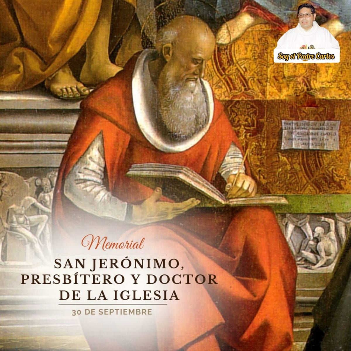 SANTO DE HOY.. ️SAN JERÓNIMO, EL ENAMORADO DE LA… | by D. Bryan Ganoza ...