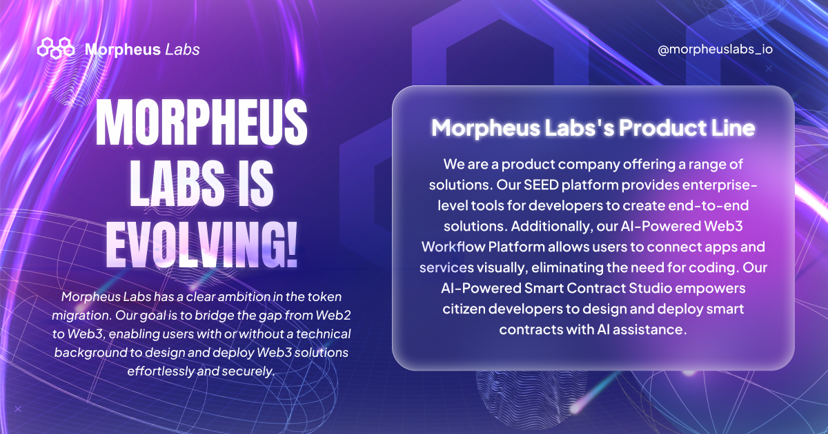 Morpheus Labs: Empowering Web3 Innovation and Seamless Adoption | by Morpheus Labs | Oct, 2023 ...