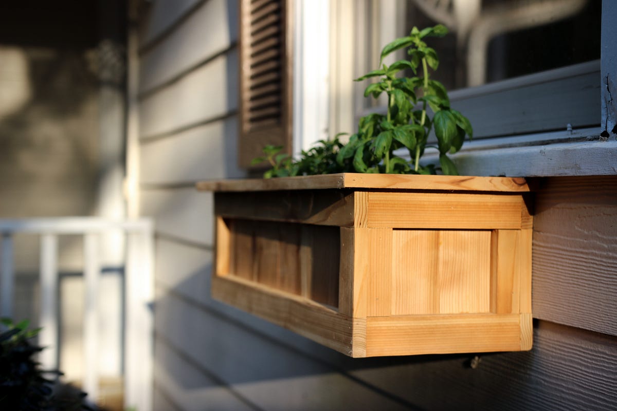 How to Build a Window Planter Box From Cedar | by Brandon Cullum | Make ...