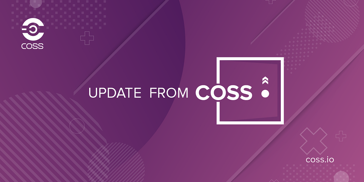 COSS UPDATE: 20th November 2019. Update on the most recent developments ...