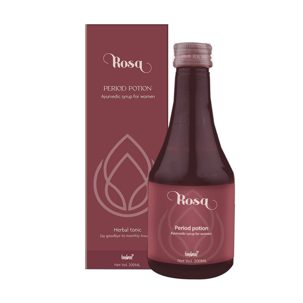 Rosa Period Potion Ayurvedic Syrup— Imbue Natural - Imbue Natural - Medium