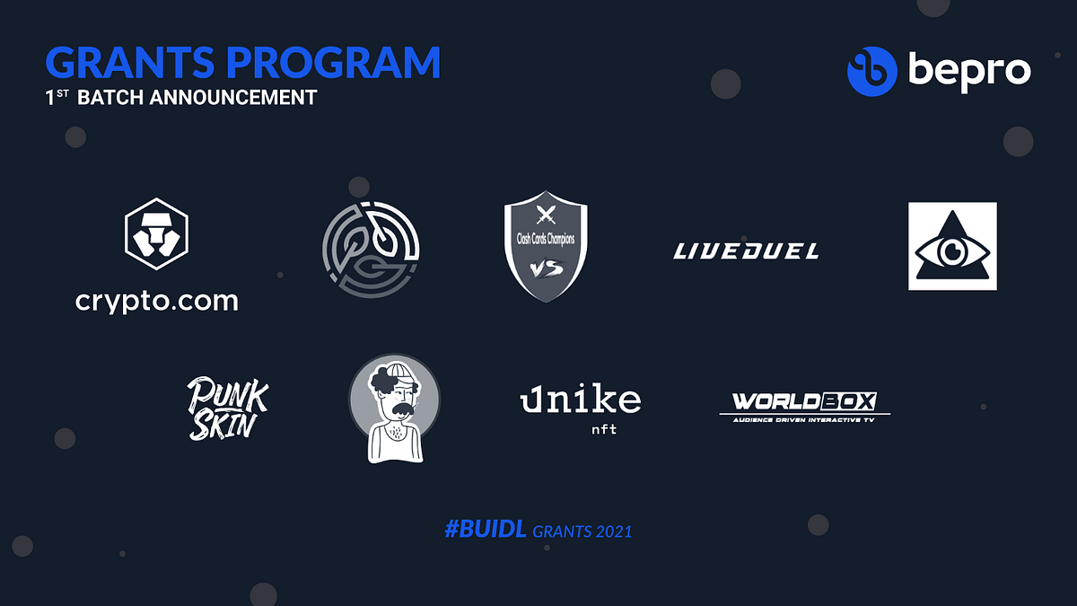 BEPRO Network Grants program. Today we are proud to announce that we ...
