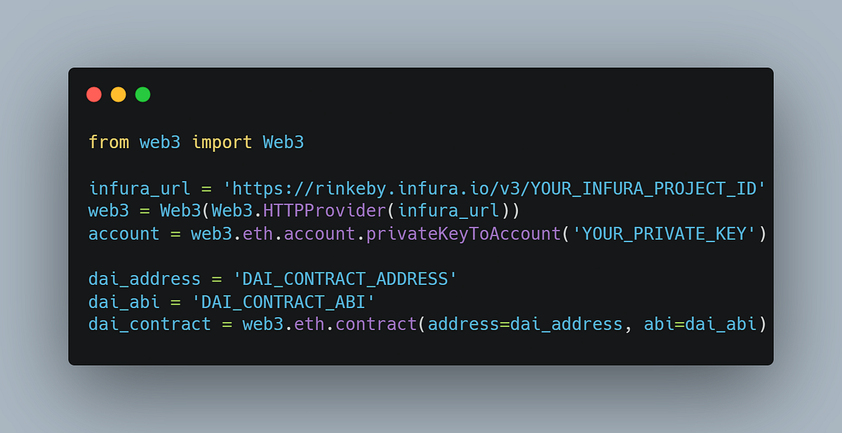 Interacting with ERC20 Tokens using Web3.py | by Code Charmer | Medium