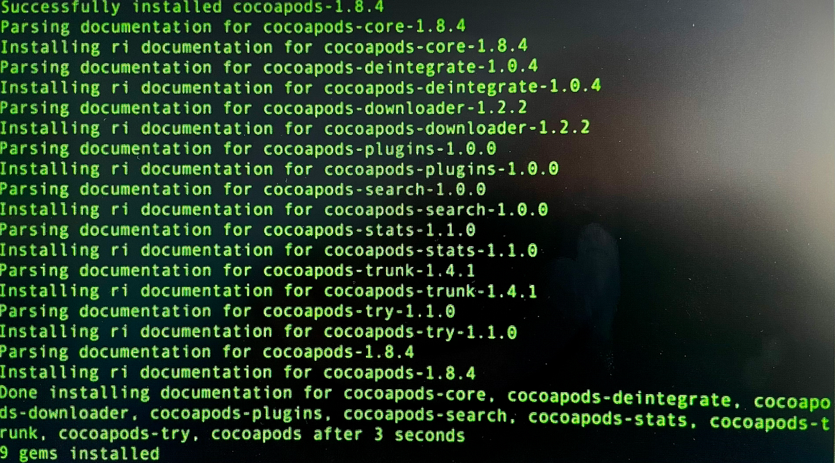 CocoaPods Installation. In this article, we will be installing… | by Jadson | Medium