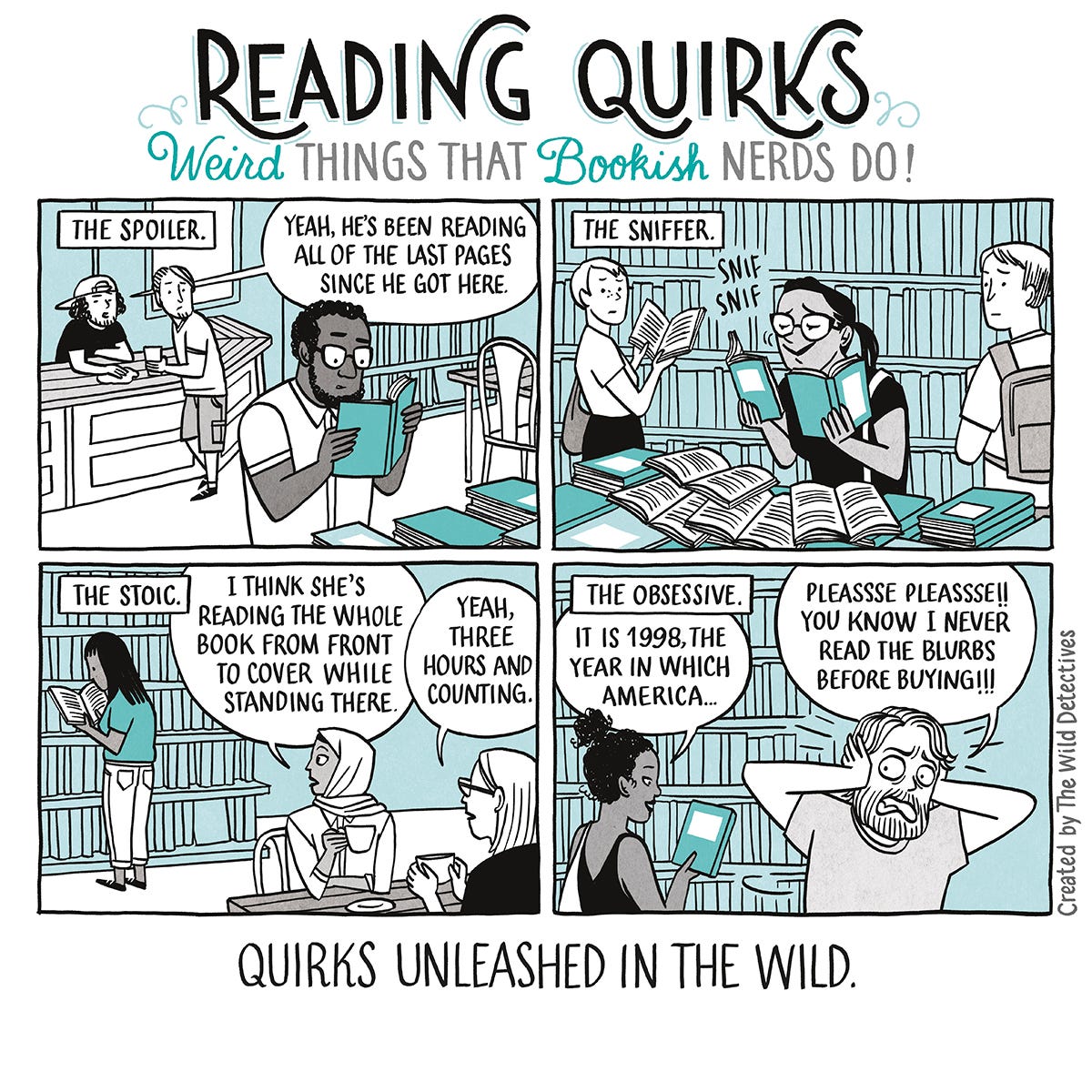 Reading Quirks #43. Bookstore Jungle | by The Wild Detectives | Medium