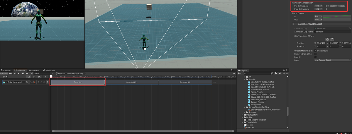 Pre and Post-Extrapolation: Unity Timeline | by Thomas Mauro | Medium