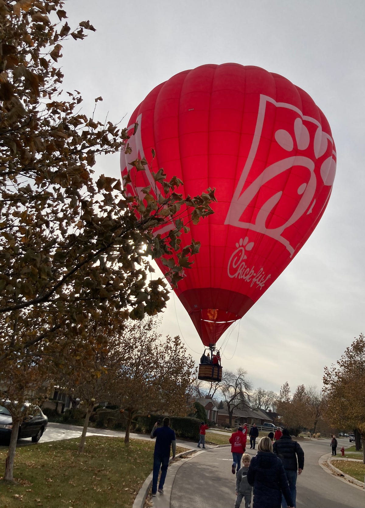 Spy Balloon Descends into Suburbia Disguised as Fast Food Restaurant ...