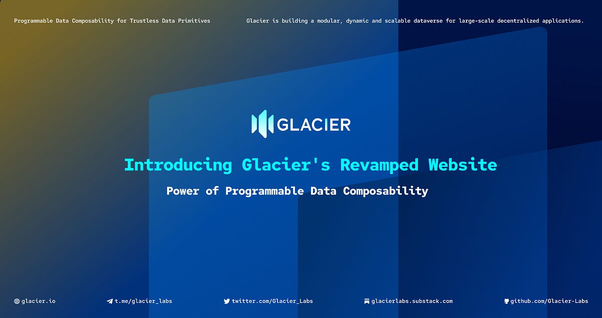 Introducing Glacier’s Revamped Website: Unveiling the Power of ...