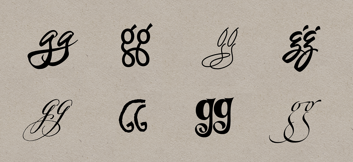 Search results: Great gg ligatures | by Mary Catherine Pflug | Medium