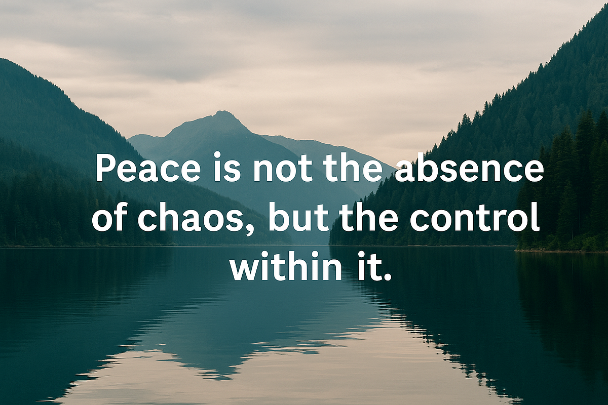 The Art of Staying Calm When Everything Feels Out of Control | by ...