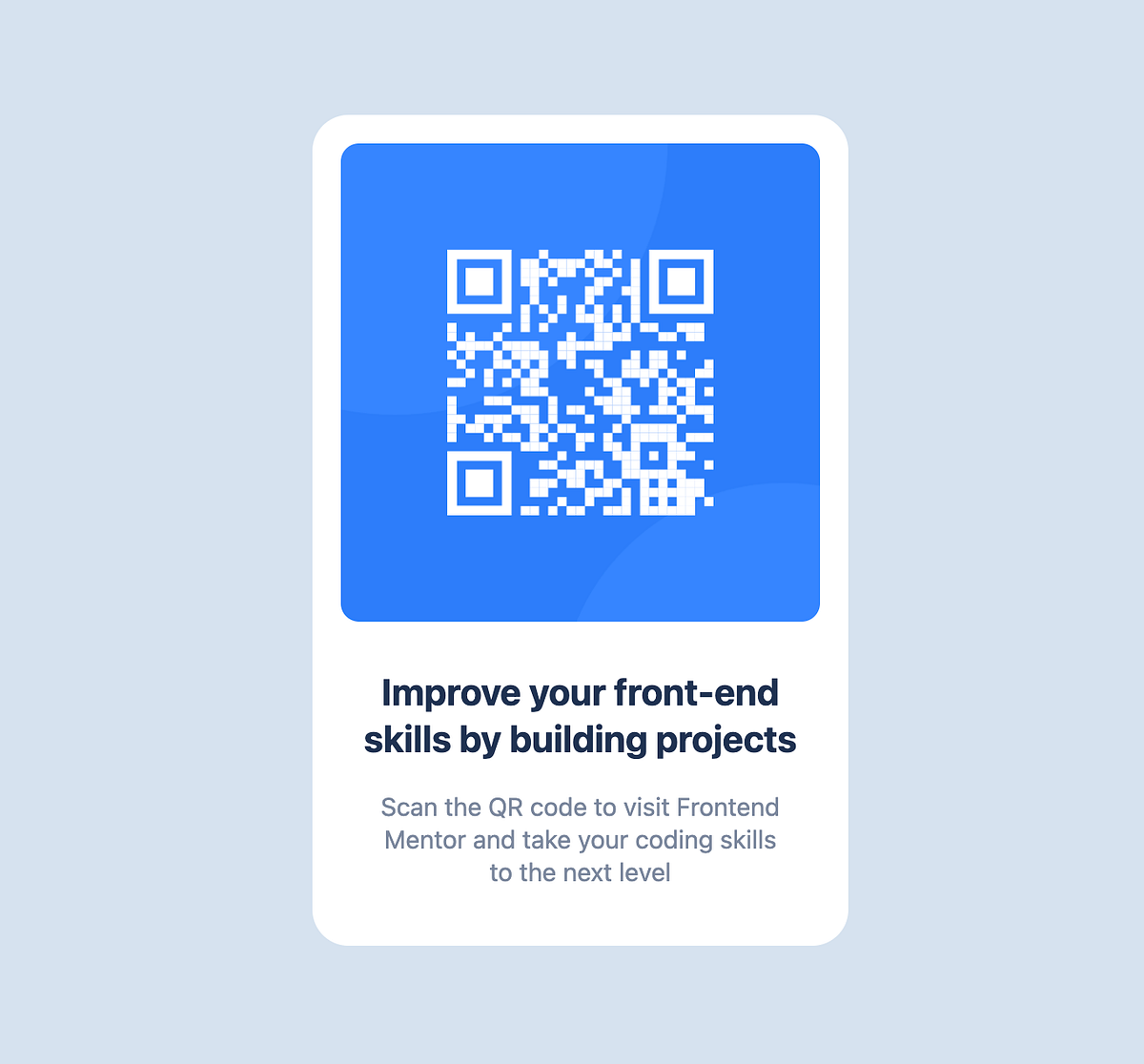 My First Frontend Project Qr Code Heribertodelgado Medium