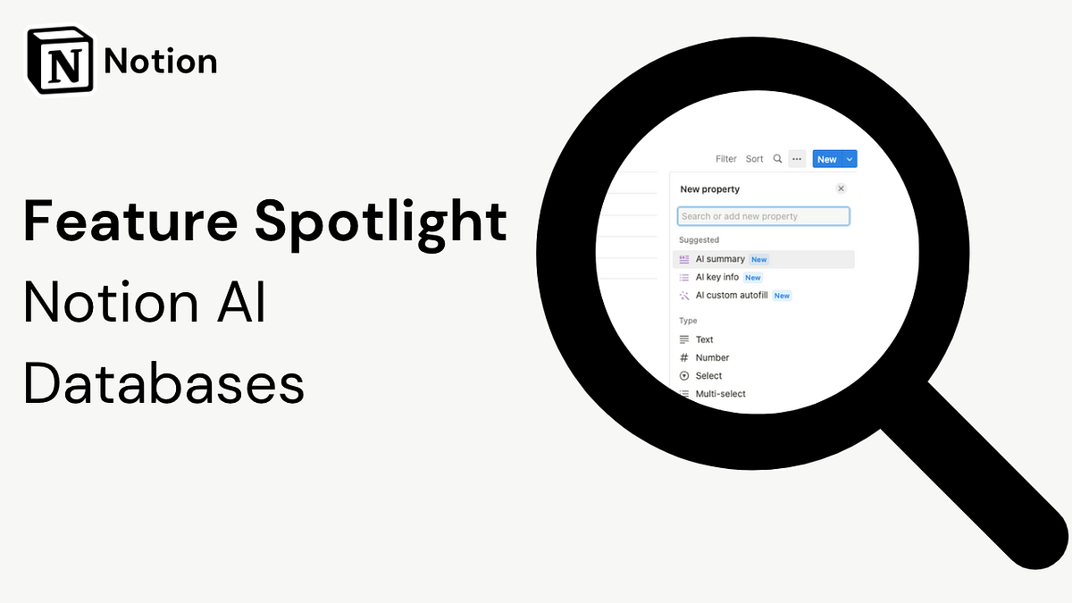 Notion News: AI in Databases. Notion recently pushed out an update… | by Alec Fox | Jun, 2023 ...