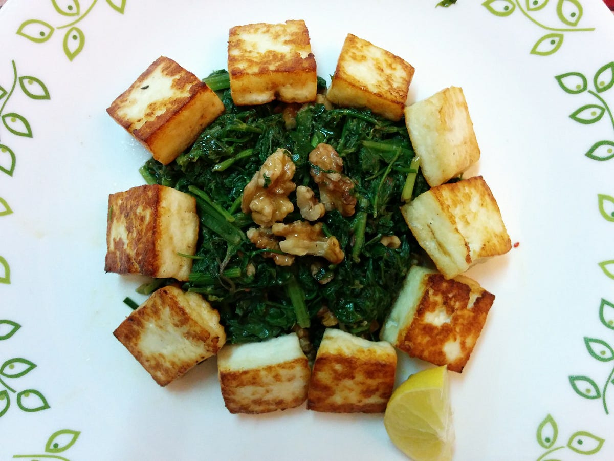 Persian palak paneer. Dill and mint combine to create a… | by Kristen ...