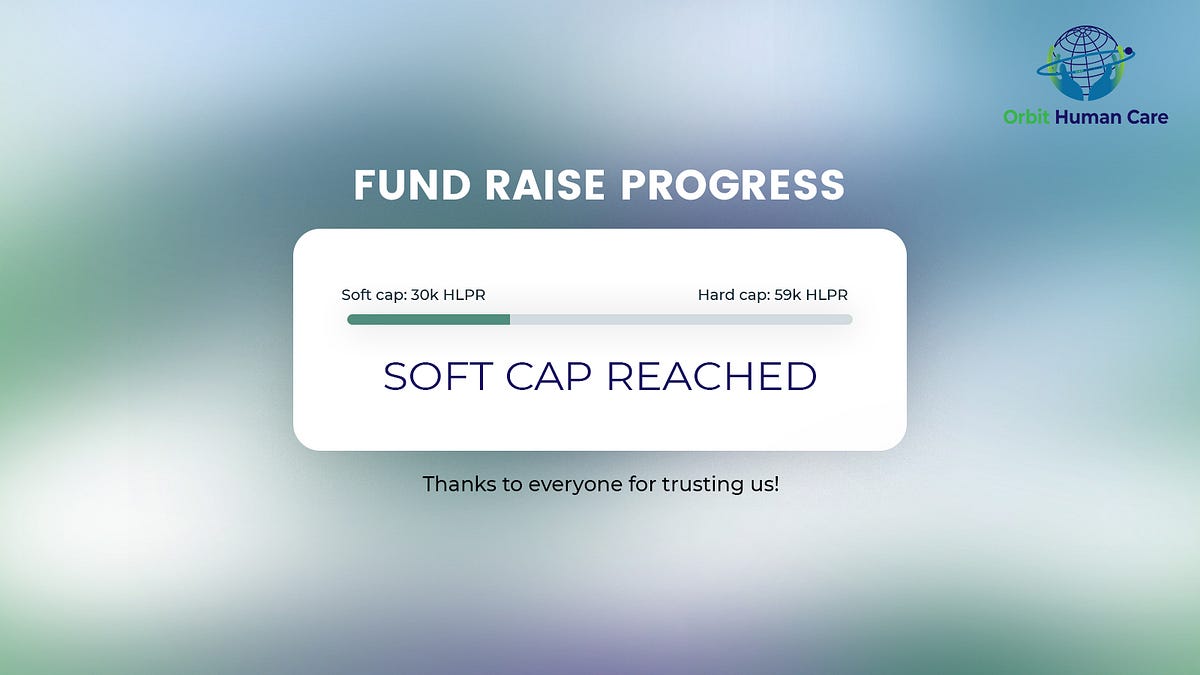 Orbit Human Care Achieves Soft Cap in ICO on HelperPad | by Orbit Human ...