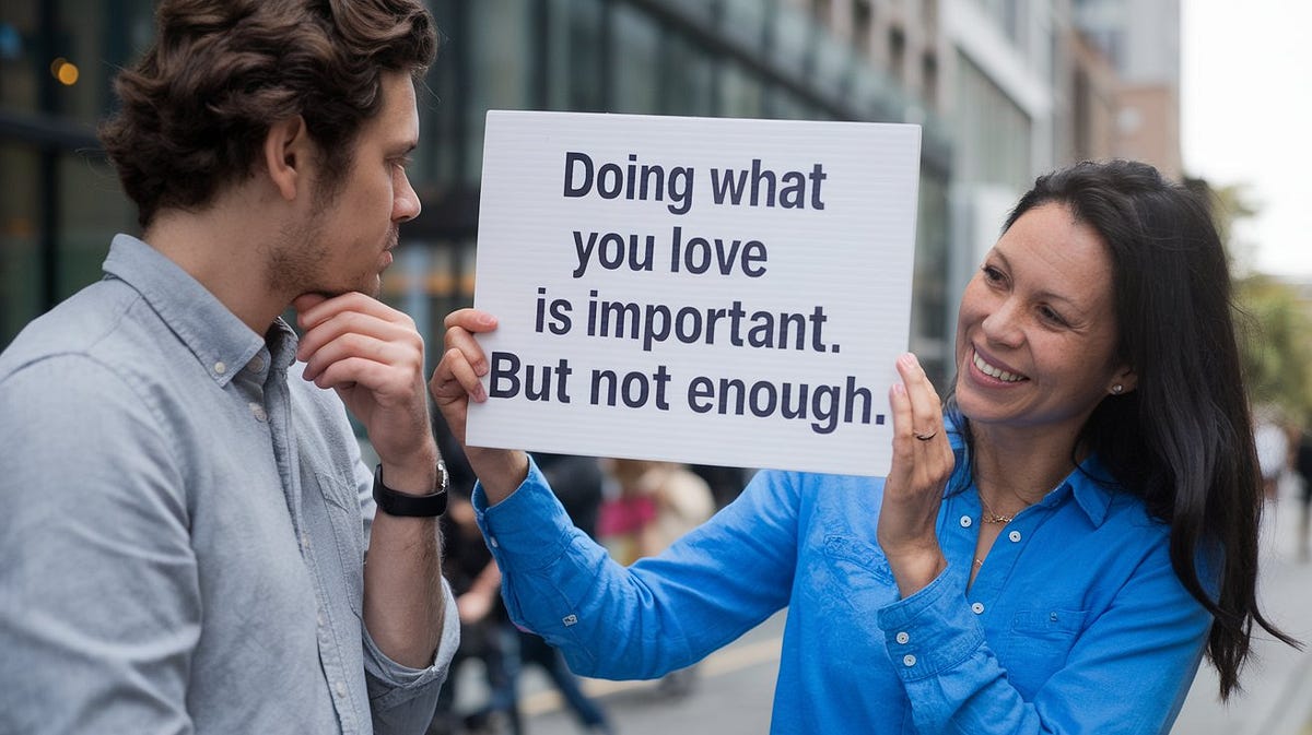 Why Doing What You Love Is Important. But Not Enough | by Boiki ...