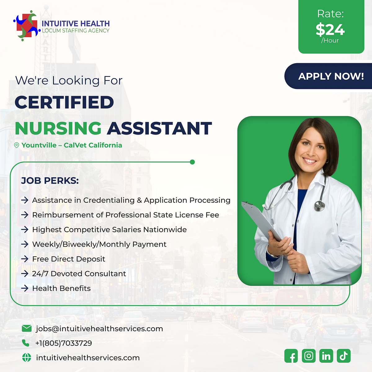 Job Opening For Certified Nursing Assistants at Yountville — CalVet ...