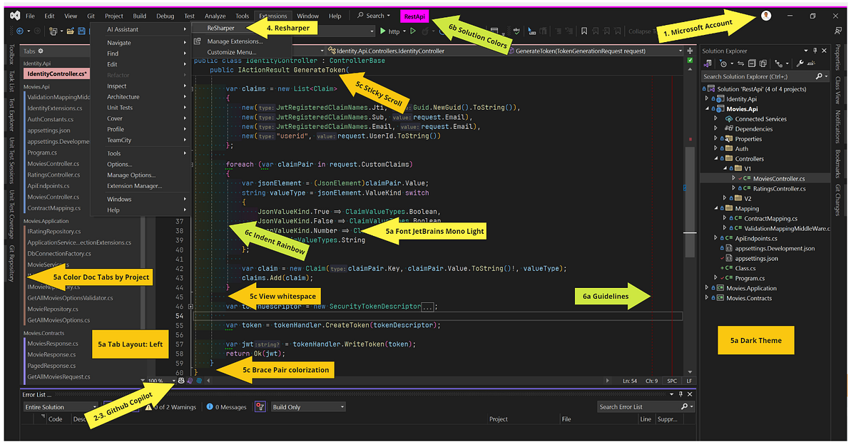 I Just Installed Visual Studio. What Settings and Extensions Do I Setup? | by Noel Tiangco ...