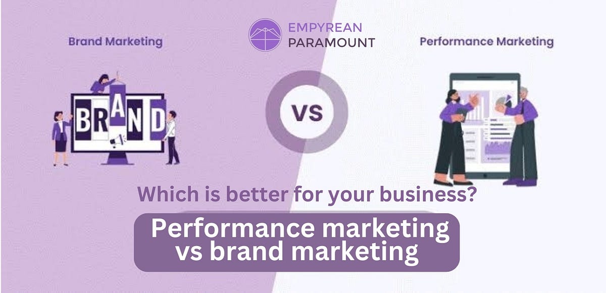 WHICH IS BETTER FOR YOUR BUSINESS: PERFORMANCE MARKETING VS. BRAND ...