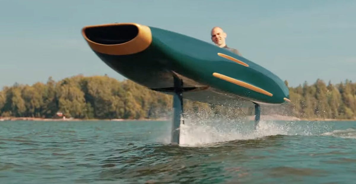 Meet the Future of Boating: The Foilone Pegasus Electric Hydrofoiling ...