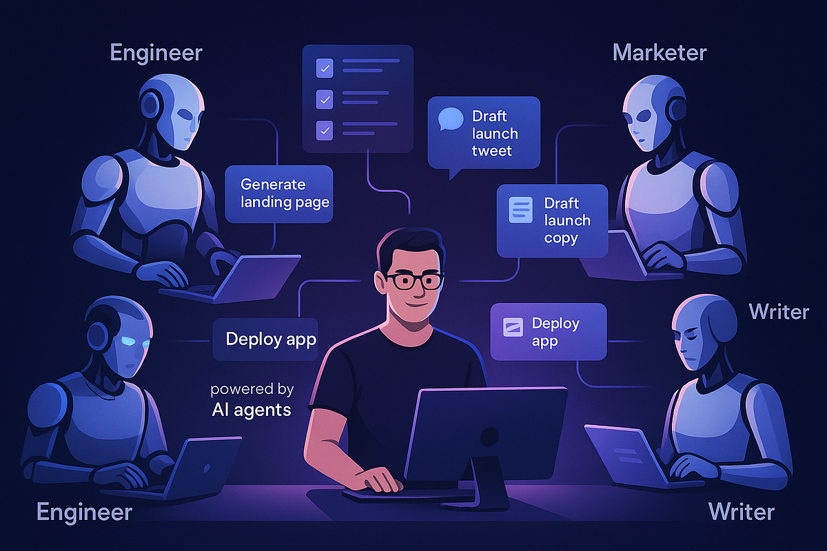 🚀 How I Built a 4-Agent AI Startup with CrewAI in 1 Hour (No Team, No ...
