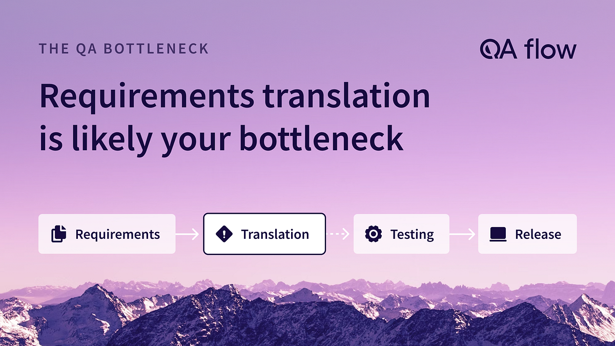 The QA bottleneck isn’t test execution. It’s Requirements Translation ...