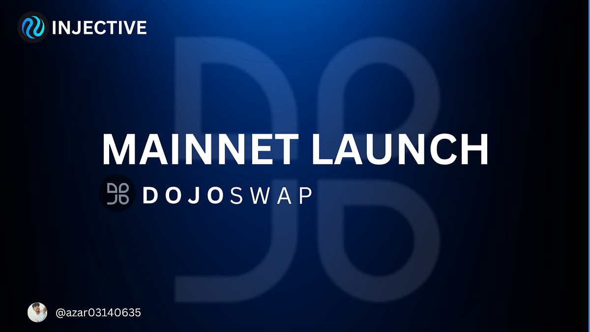 🚀 Exciting news! - Dojo Swap Mainnet is live! 🟢 @Dojo_Swap, the first ...
