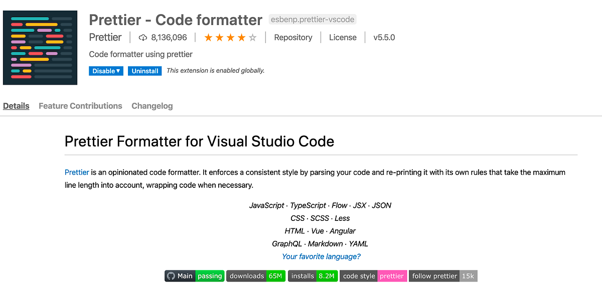 5 VS Code extensions that you might want to know | by Grace(Ge) Tian ...
