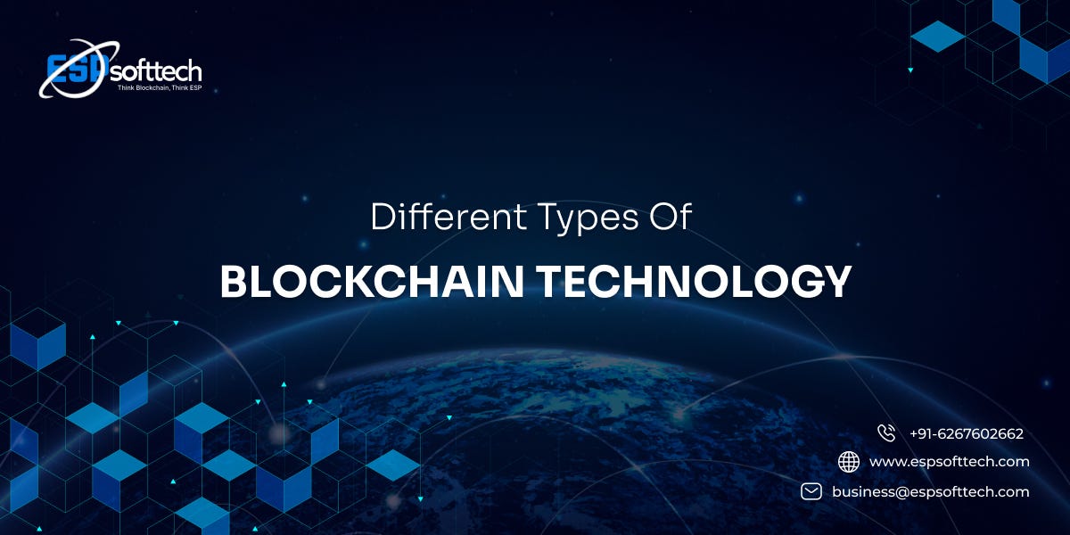 Different Types Of Blockchain Technology | by ESP Softtech Pvt Ltd ...