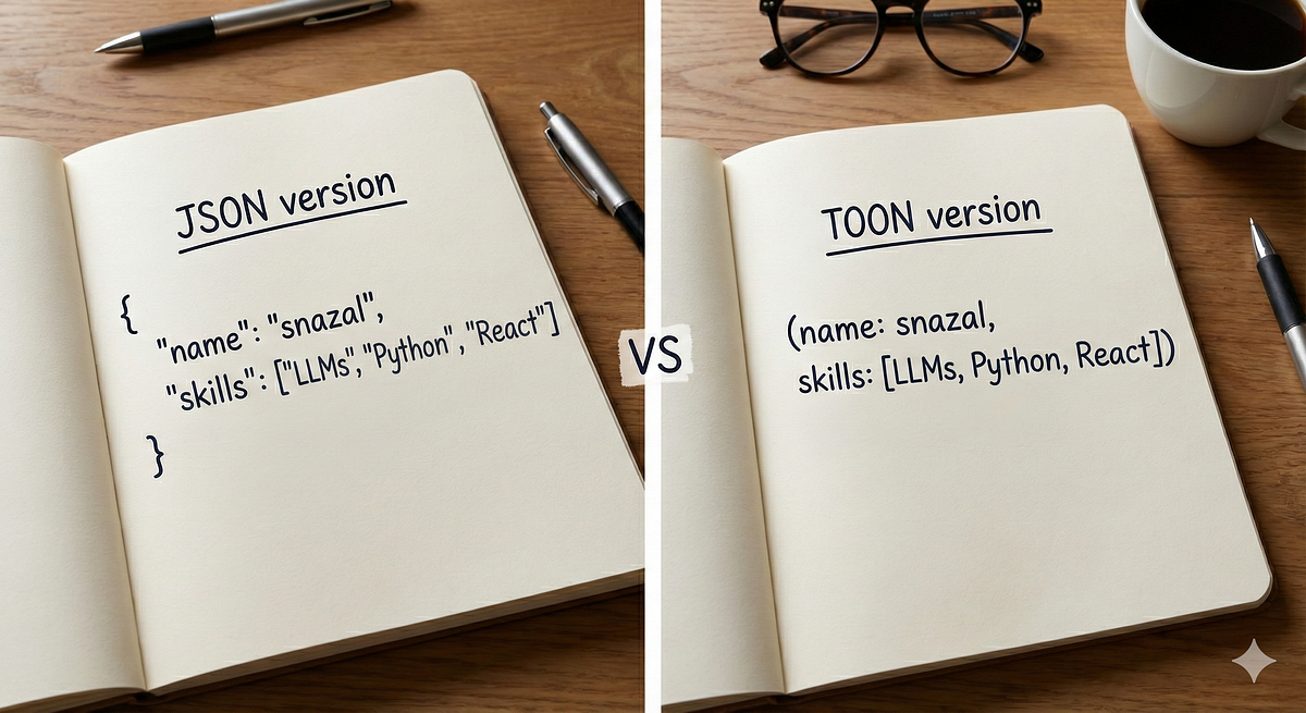 JSON vs TOON: Rethinking Data Formats for the LLM Era | by Snazal singh | Nov, 2025 | Medium