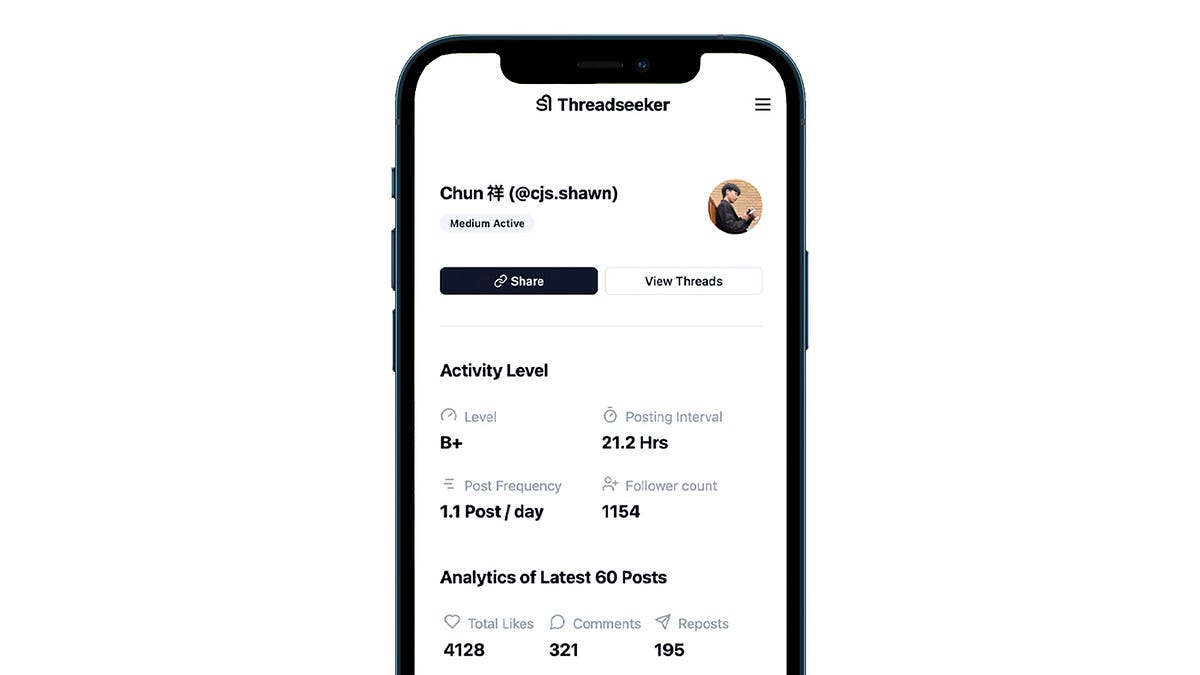 How I Built A Threads Analytics Tool With 10000 Users In 3 Days By Chun Shawn Medium