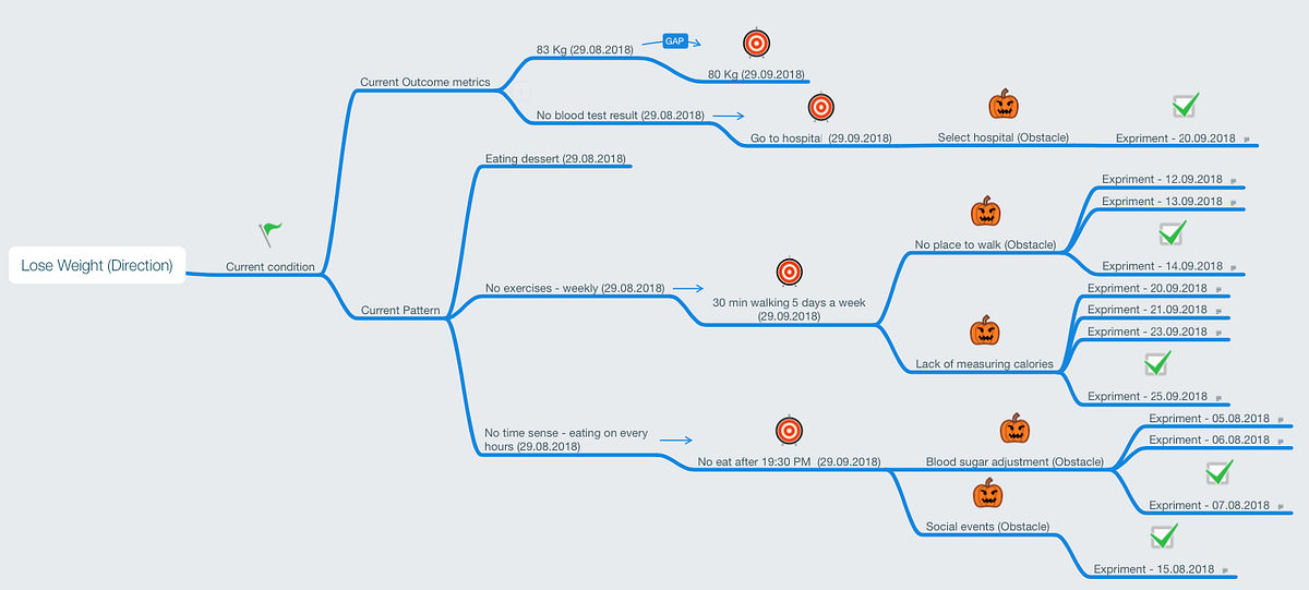 Toyota Kata learner board in mind map format | by ALTUĞ BİLGİN ALTINTAŞ ...