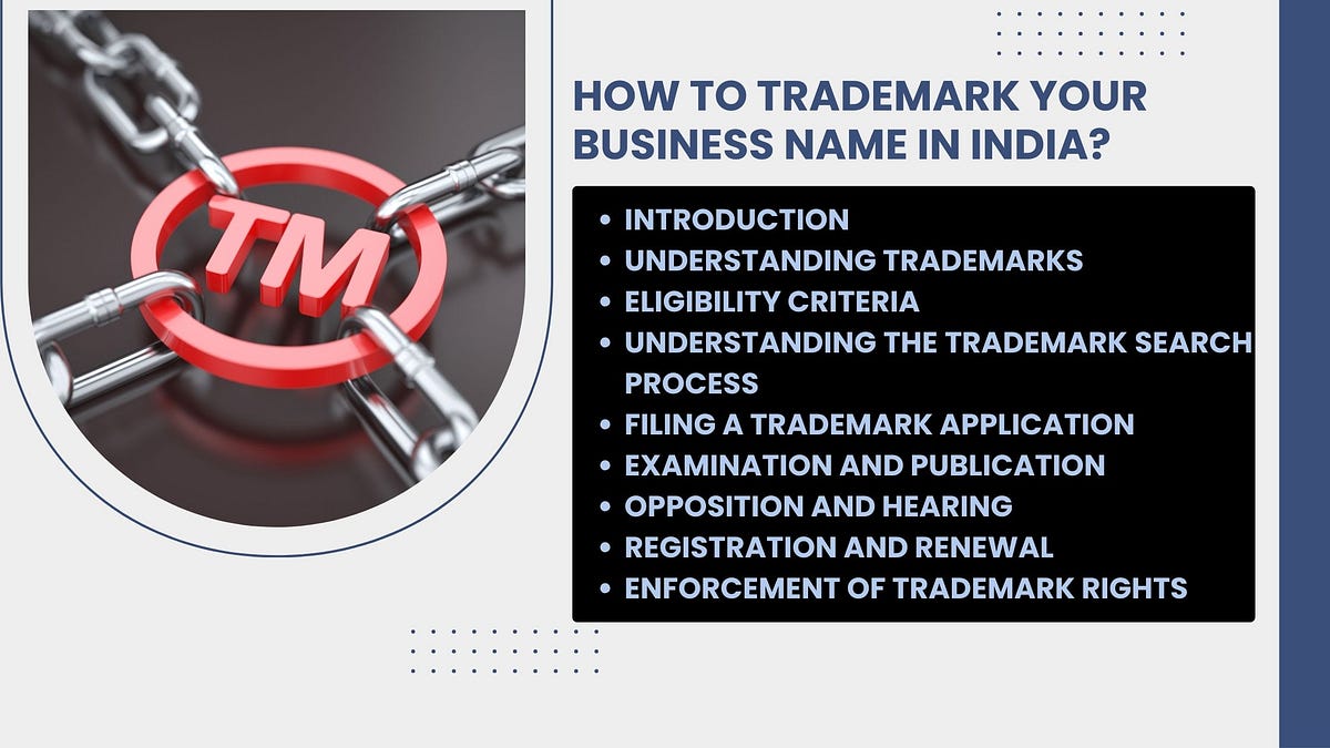 How to Trademark Your Business Name in India? | by Jason Smith | Jun ...