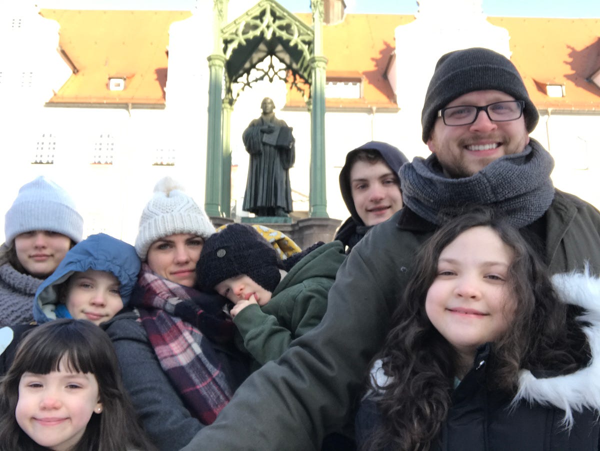 Today we were in Wittenberg!. (Update: This post is for what we did ...
