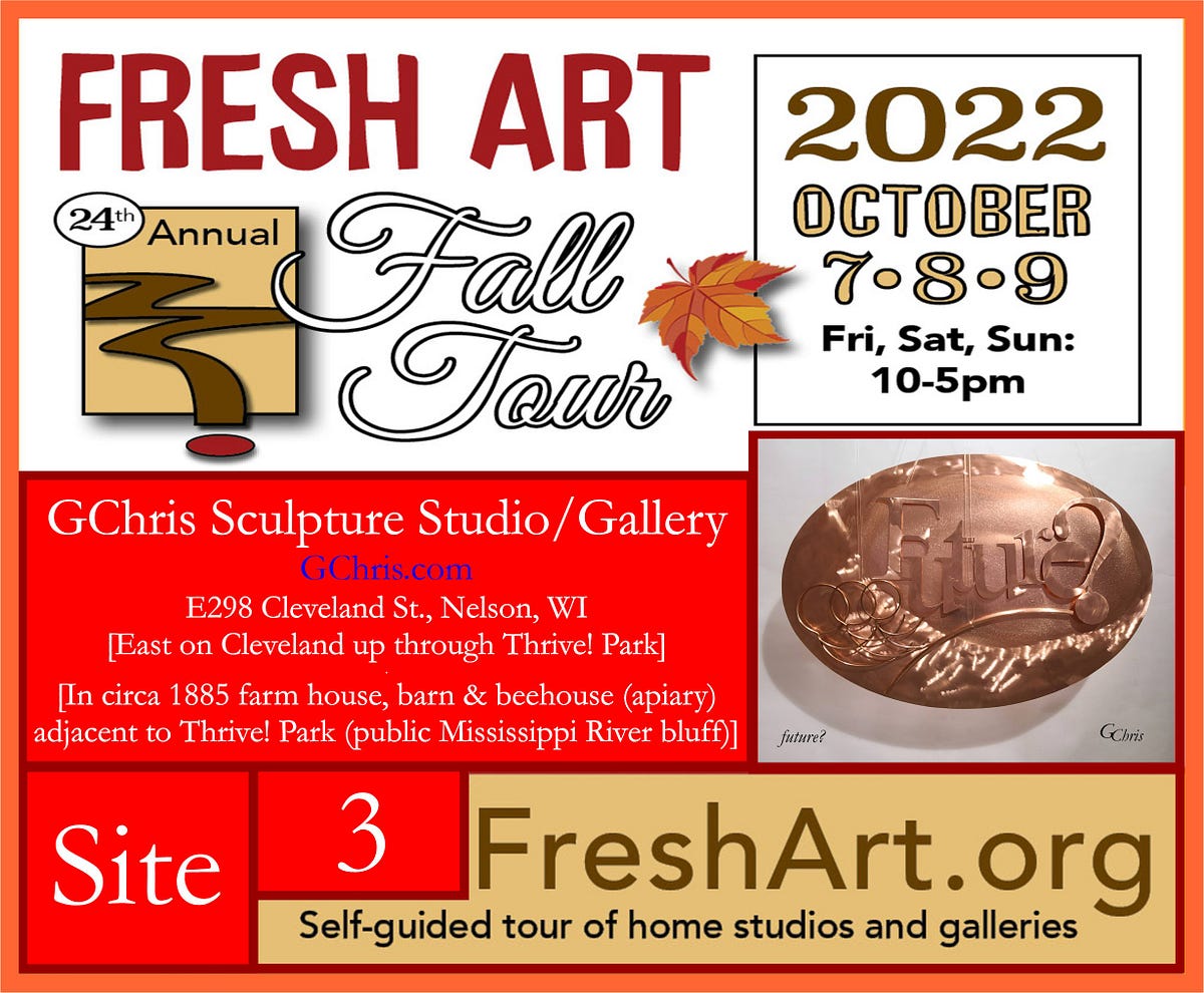 Fresh Art Tour is coming soon. October 6, 7 and 8. - Gary ...